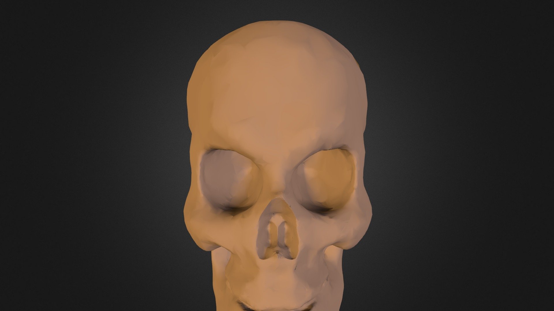 lowpoly skull - 3D model by leopoly [abb2541] - Sketchfab