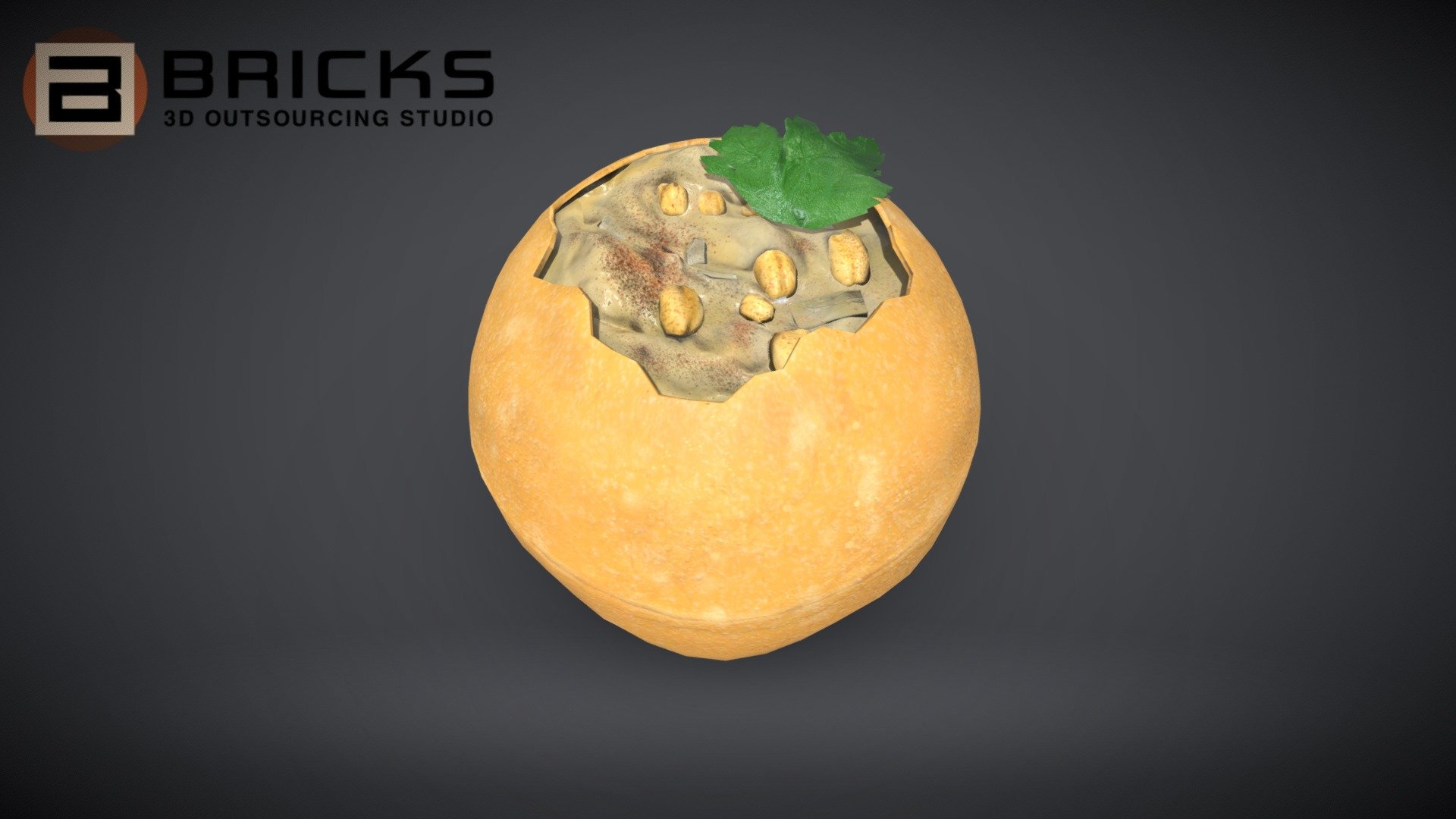 PaniPuri - Buy Royalty Free 3D model by Bricks Studio (@bricks3dstudio ...