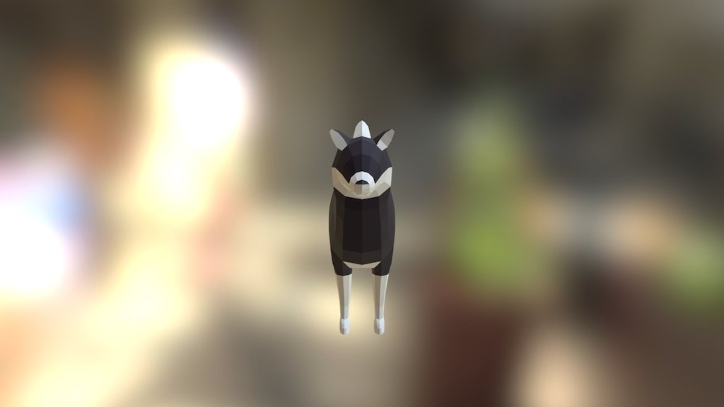 Low Poly Wolf - 3D model by Koyomic [abb575c] - Sketchfab