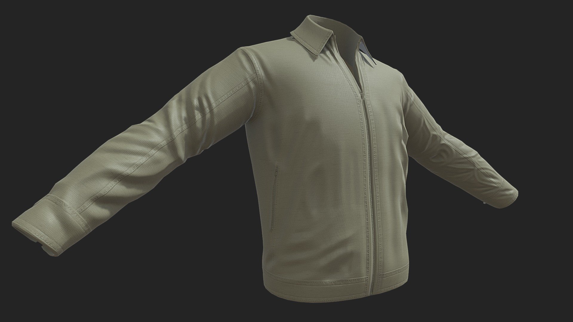 Polyester Jacket - 3D model by KTAllen [abb688f] - Sketchfab