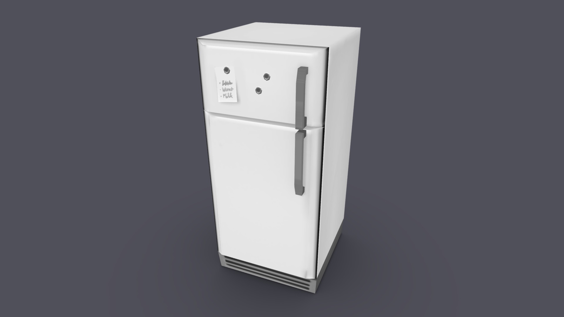 Fridge - Household Props #23 - 3D model by plasmaernst [abb6c1a ...