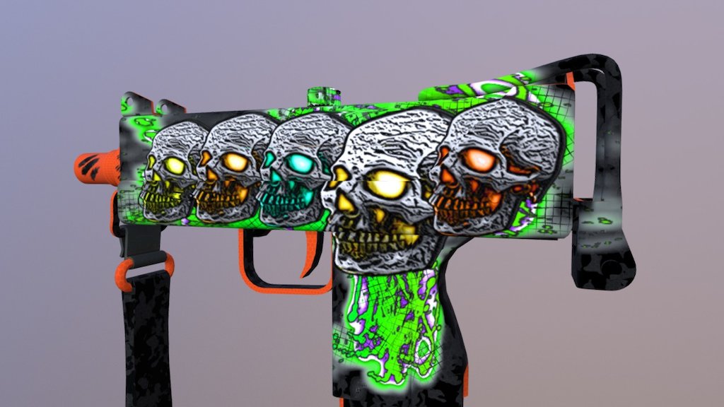Mac-10 - 3D model by corob88 [abb96c2] - Sketchfab