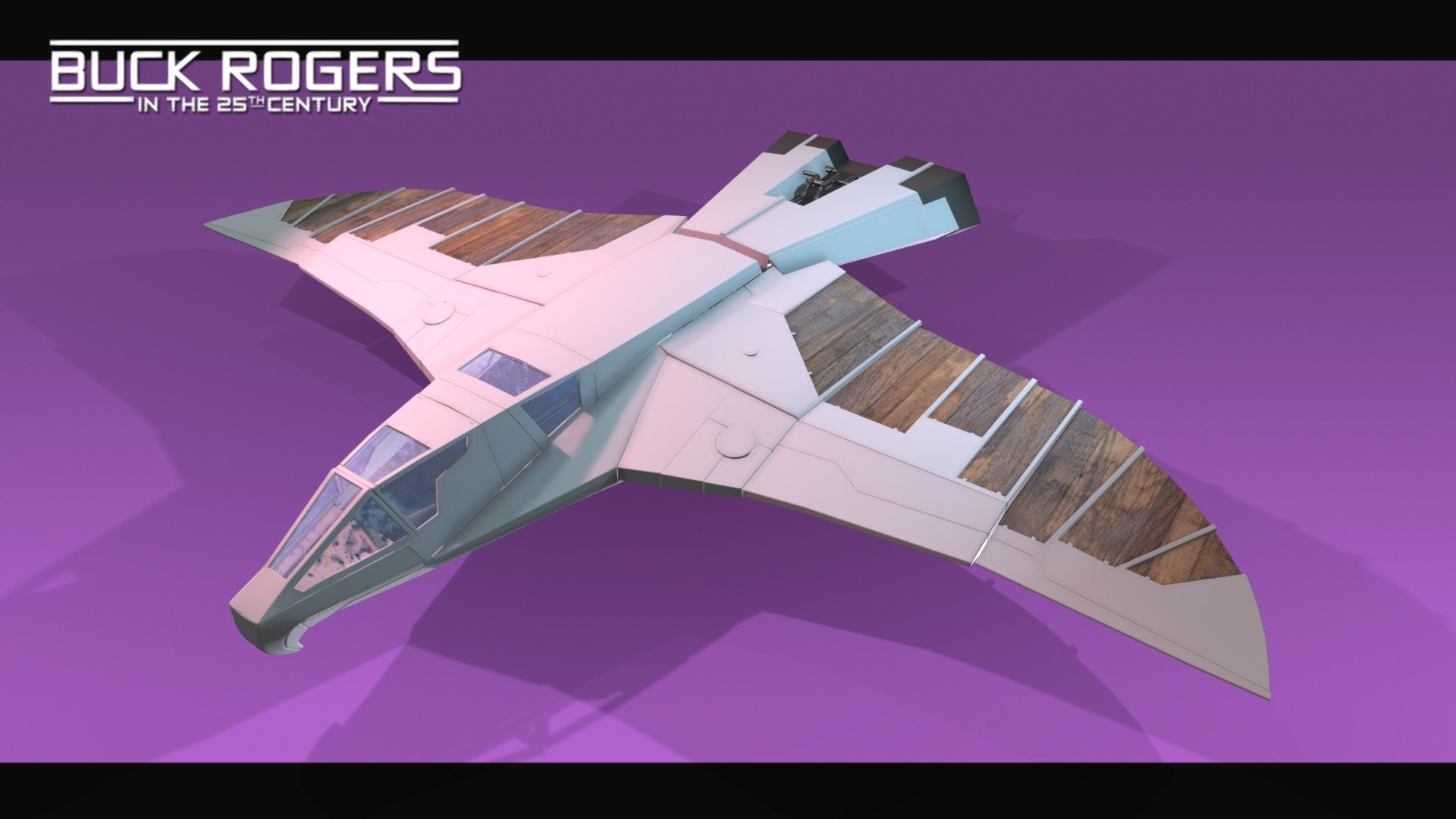 Buck Rogers & the 25th century - Hawk's StarShip - Buy Royalty Free 3D ...