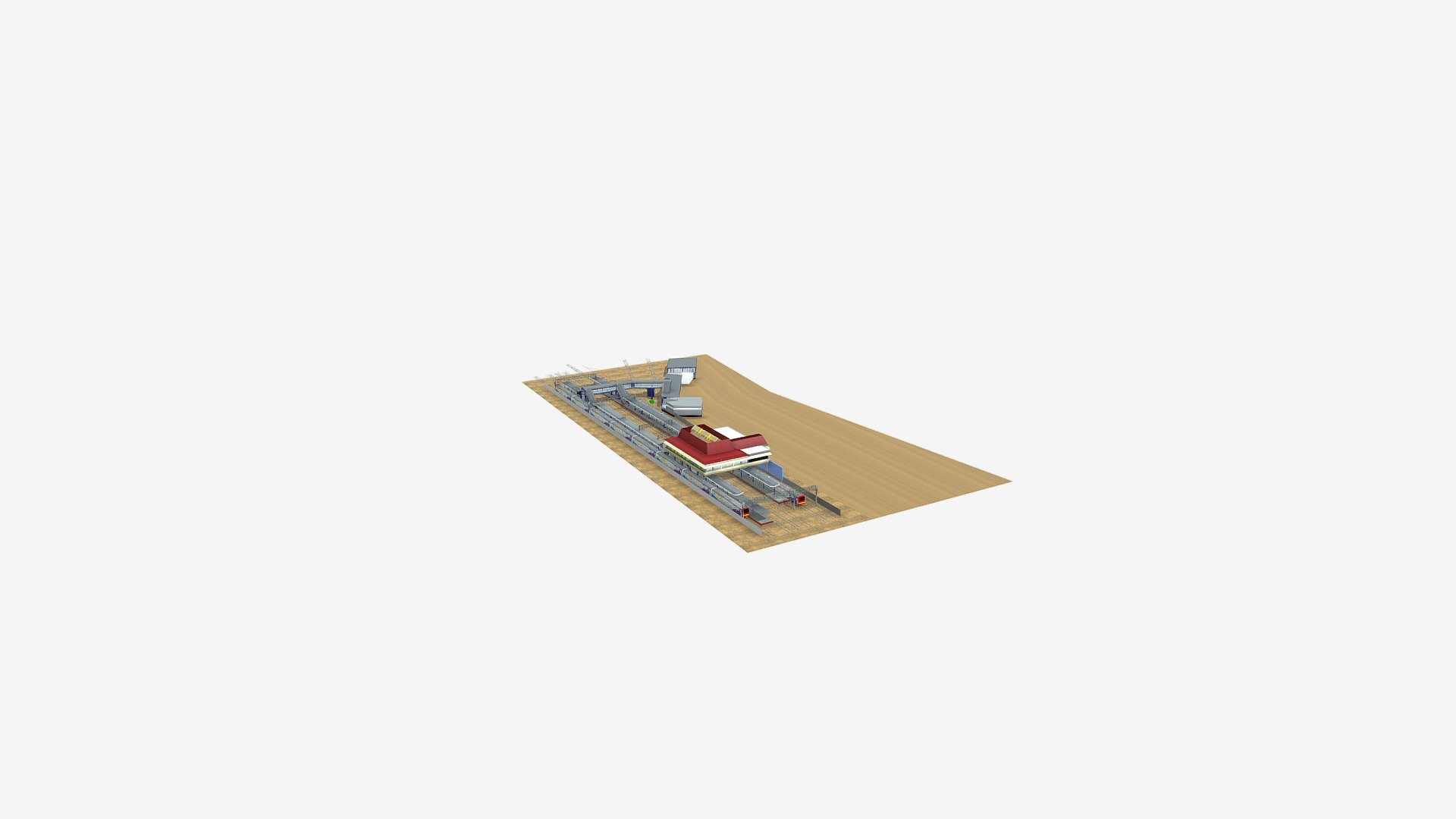 Stasiun Tanah Abang Surge Theme revisi 25 8 22 - 3D model by macroad ...