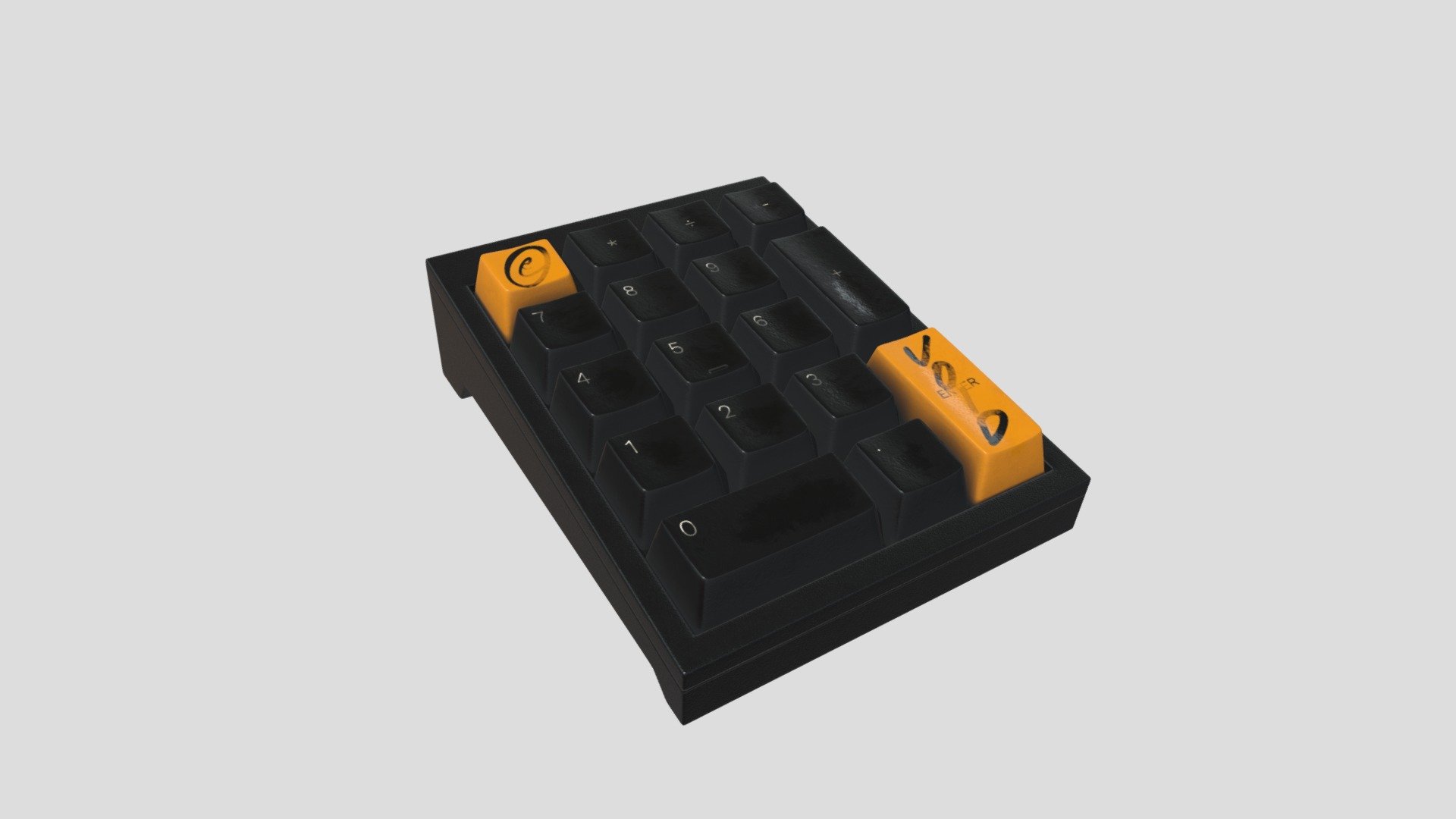 Number Pad - 3D model by leoincolor [abb9fe8] - Sketchfab