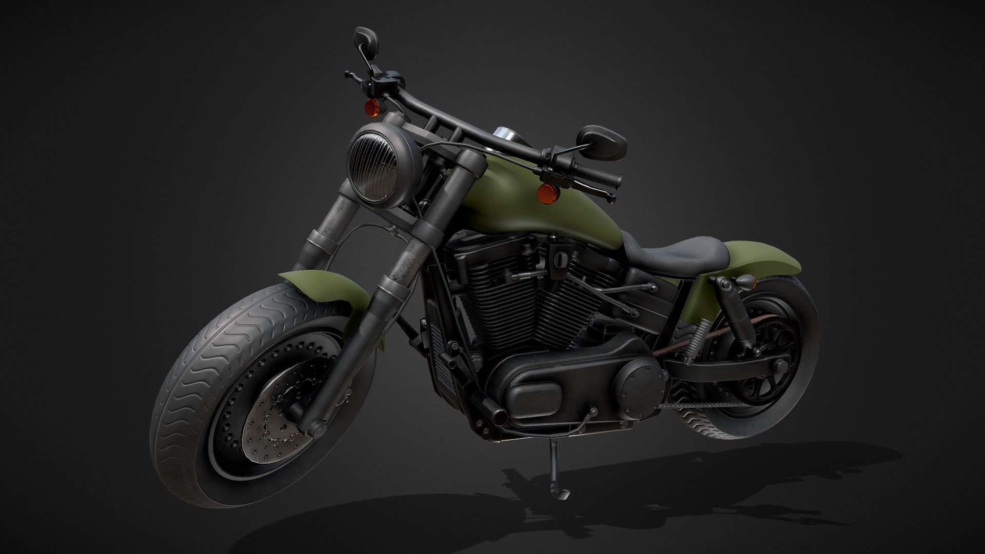 Motorcycle - 3D model by Wildennykz [abba29a] - Sketchfab