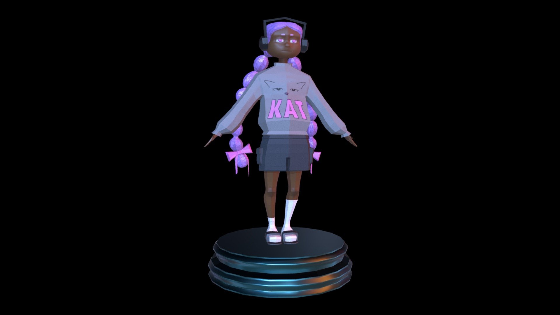 KAT- Character Model- Jaliyah Francois - 3D model by jaliyahfrancois ...