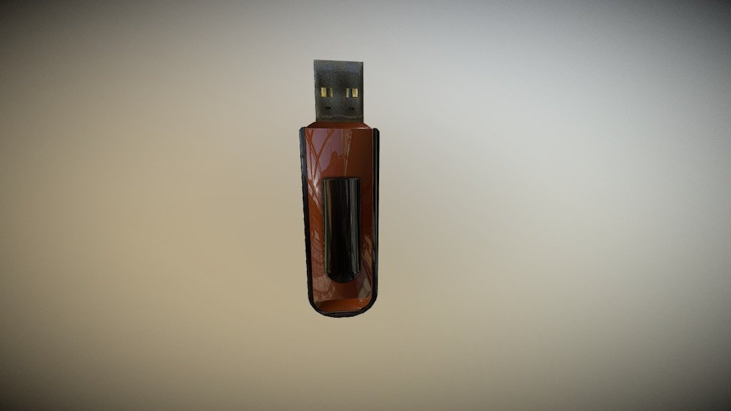 Pristine USB Stick - 3D model by AhmedAnis [abbc4f9] - Sketchfab
