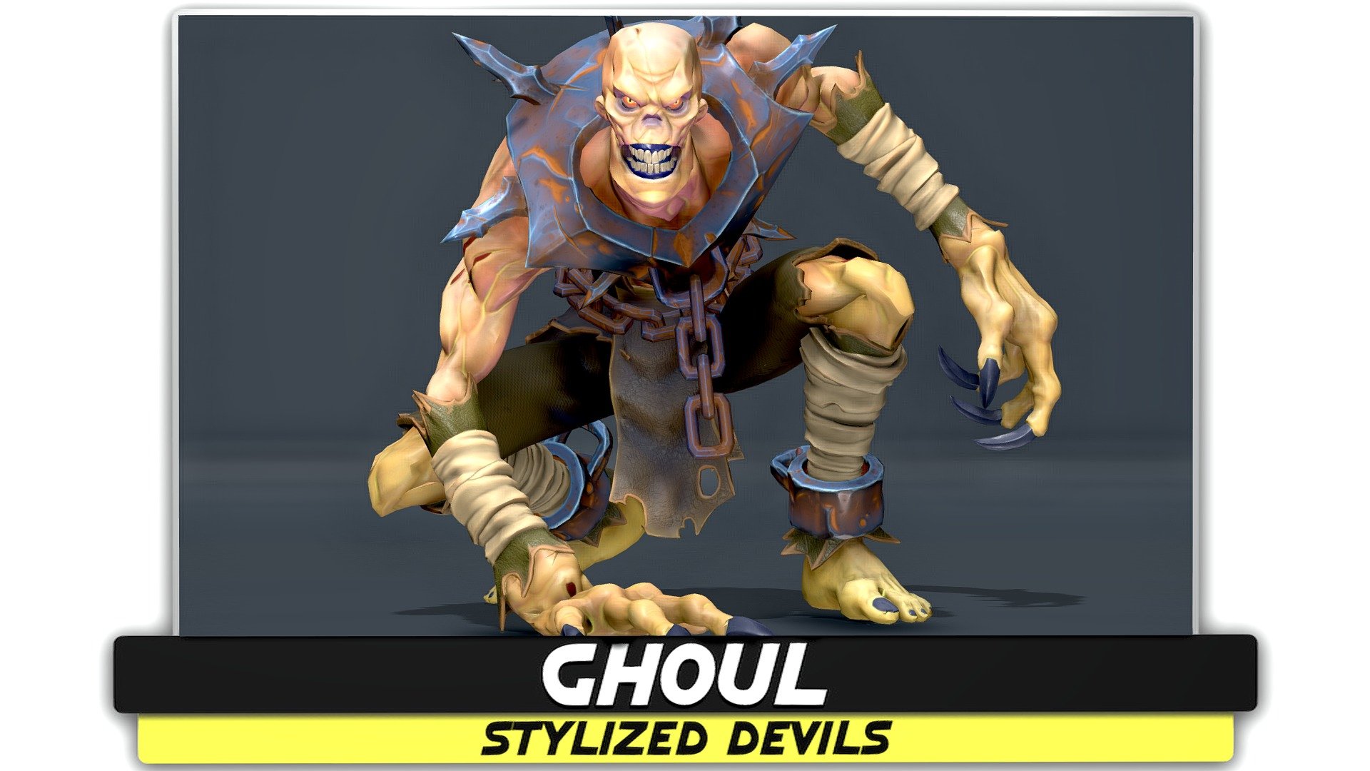 Ghoul - Creepy Zombie - Monster Devil - #39 - Buy Royalty Free 3D model ...