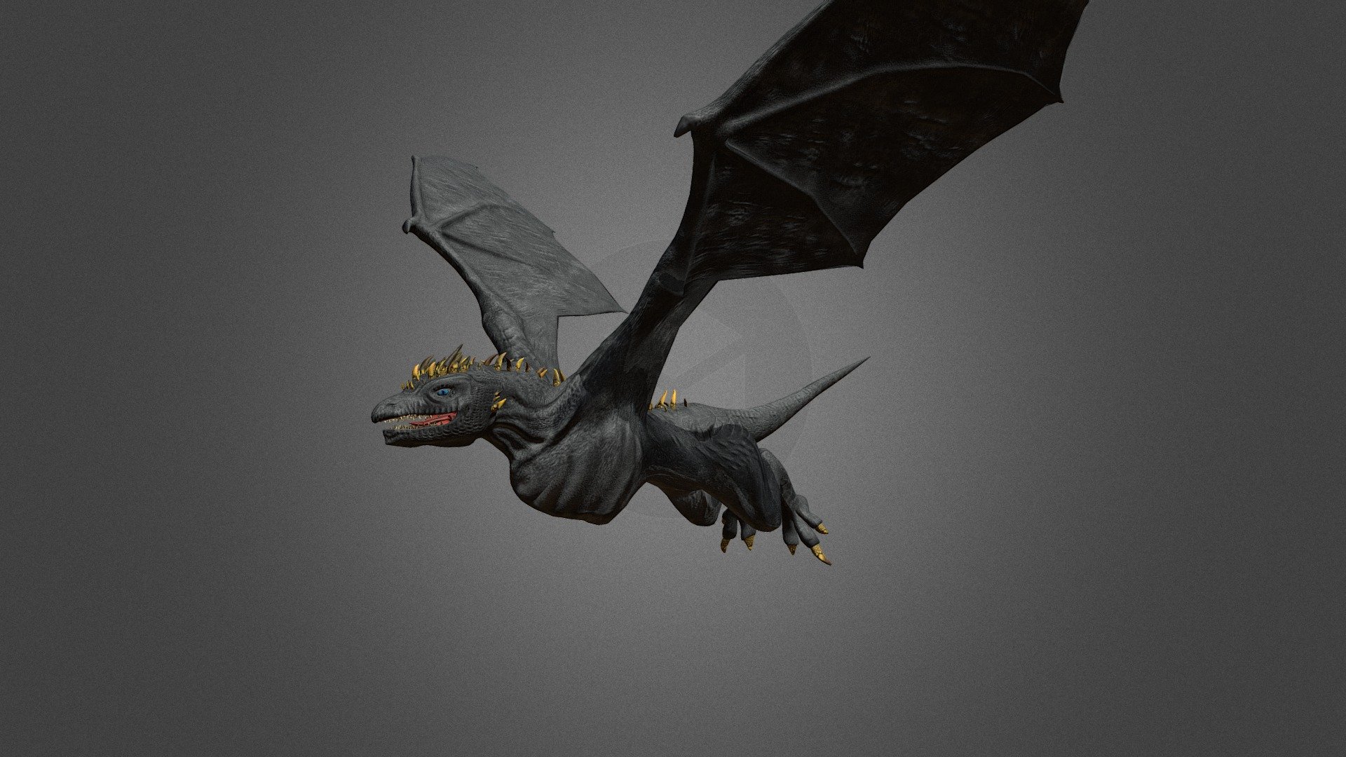 Dragon Wyvern Flight - Buy Royalty Free 3D model by MrReMi [abbf5ae ...
