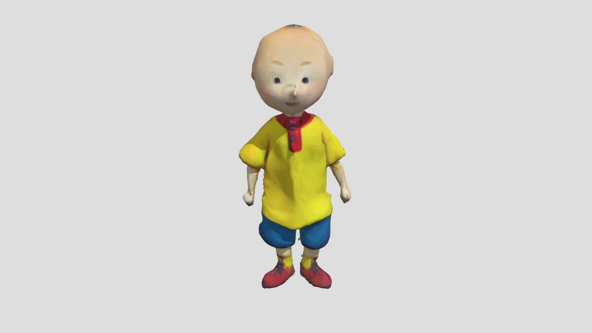 Caillou - Download Free 3D model by nicktoonsus [abbff9b] - Sketchfab
