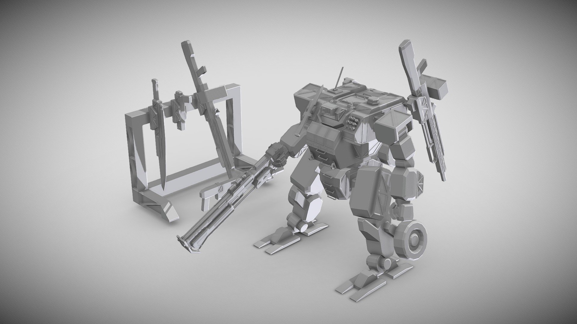 Mech unit design - Download Free 3D model by EXcalibur117 [abc0425 ...