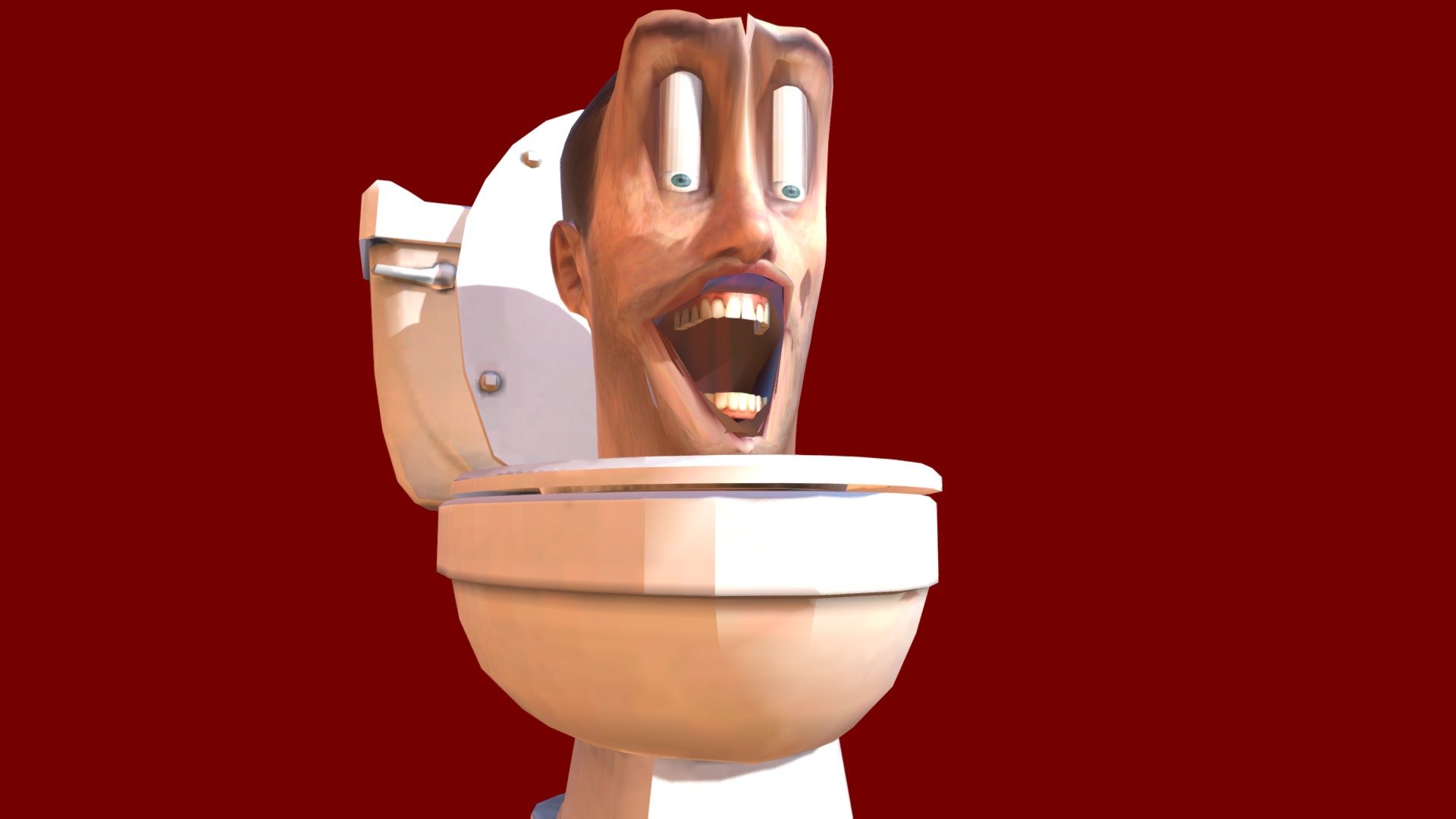Giant Skibidi Toilet Animation (Full Rig) - Download Free 3D model by ...