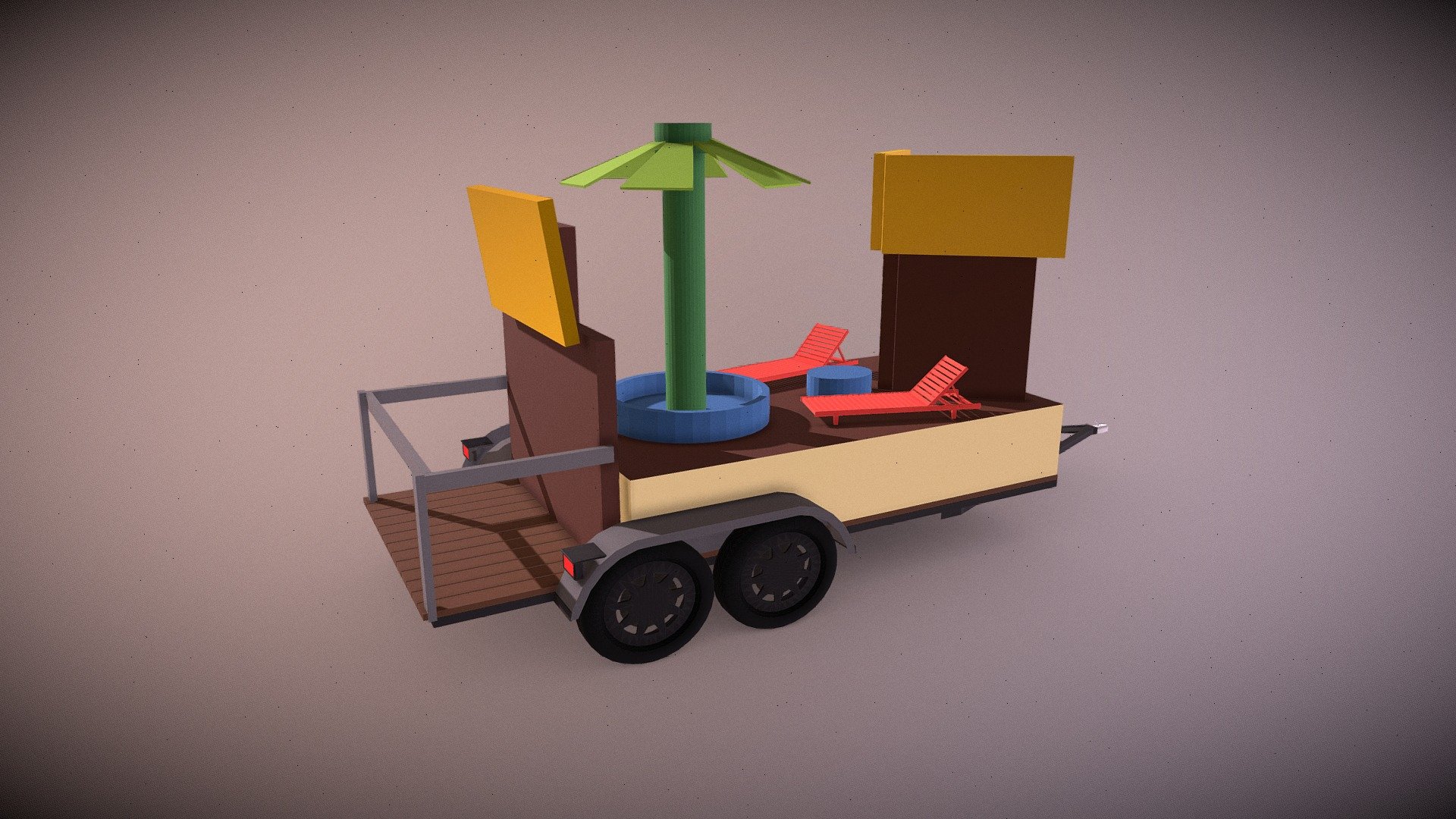 Christmas Float for Pennington Station VR Arcade - 3D model by ...