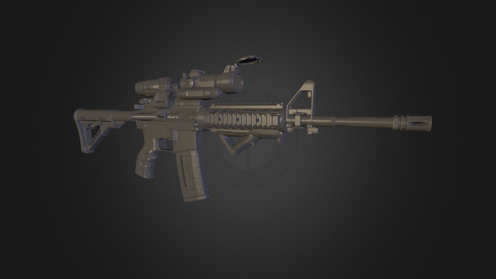 M4_Highpoly - 3D model by ASh (@artemsh) [abc1234] - Sketchfab