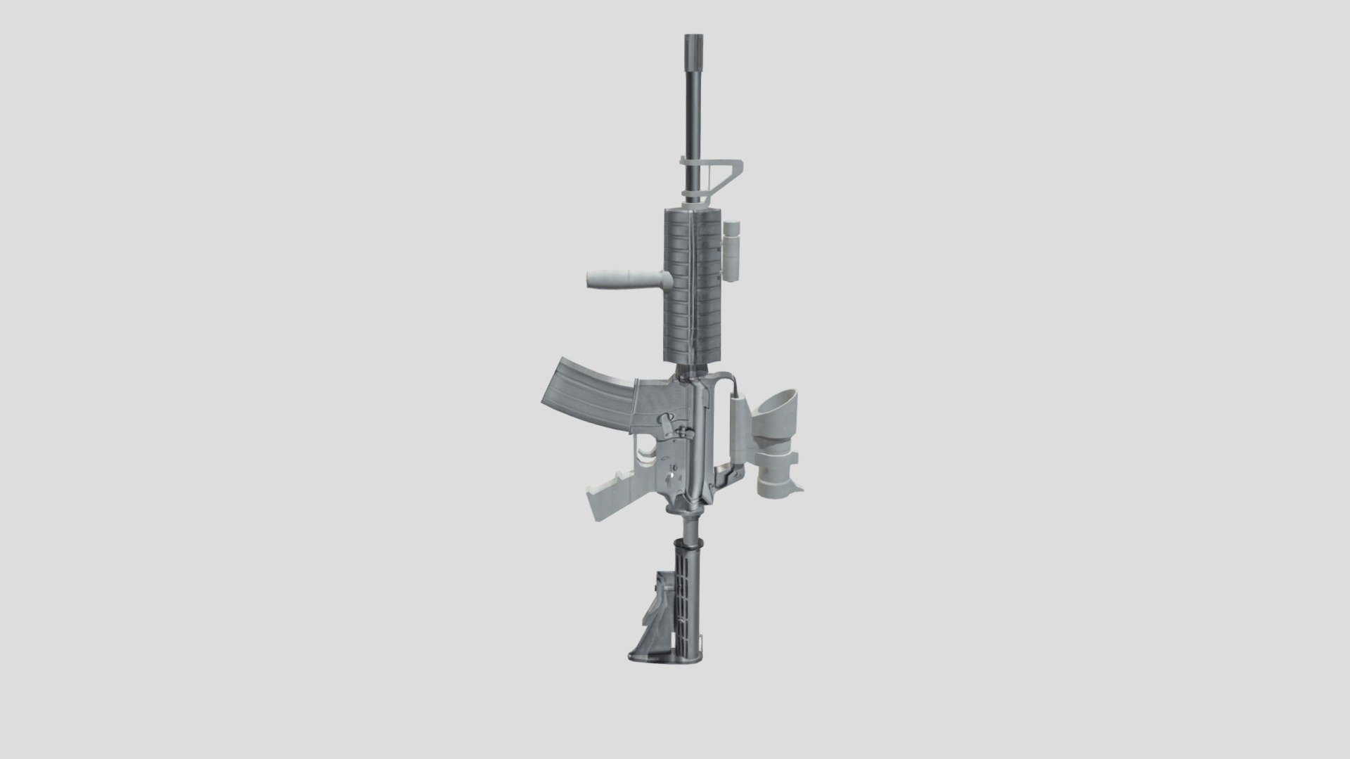 Rifle - 3D model by Isabelle (@isabellepyj) [abc1611] - Sketchfab