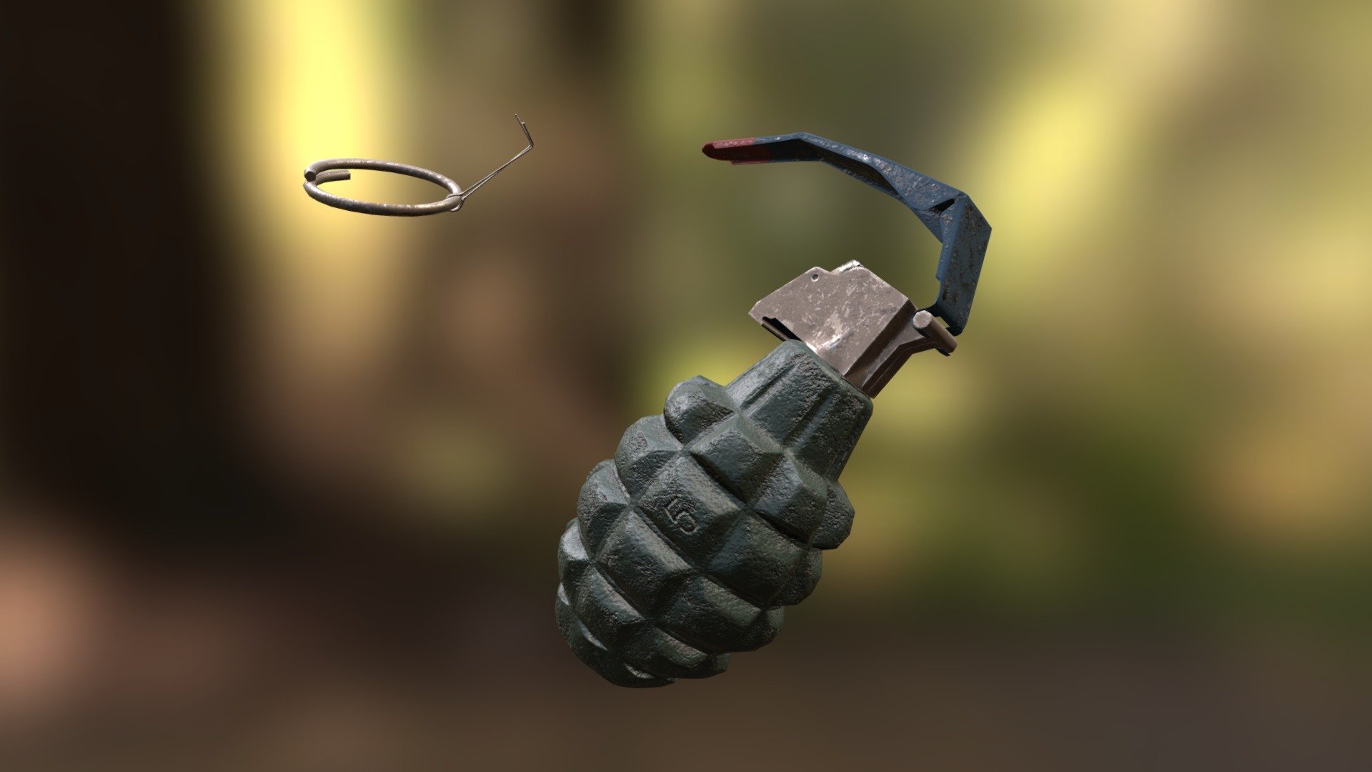 MK 2 Grenade "Pineapple" - 3D model by Mhanimations [abc255b] - Sketchfab