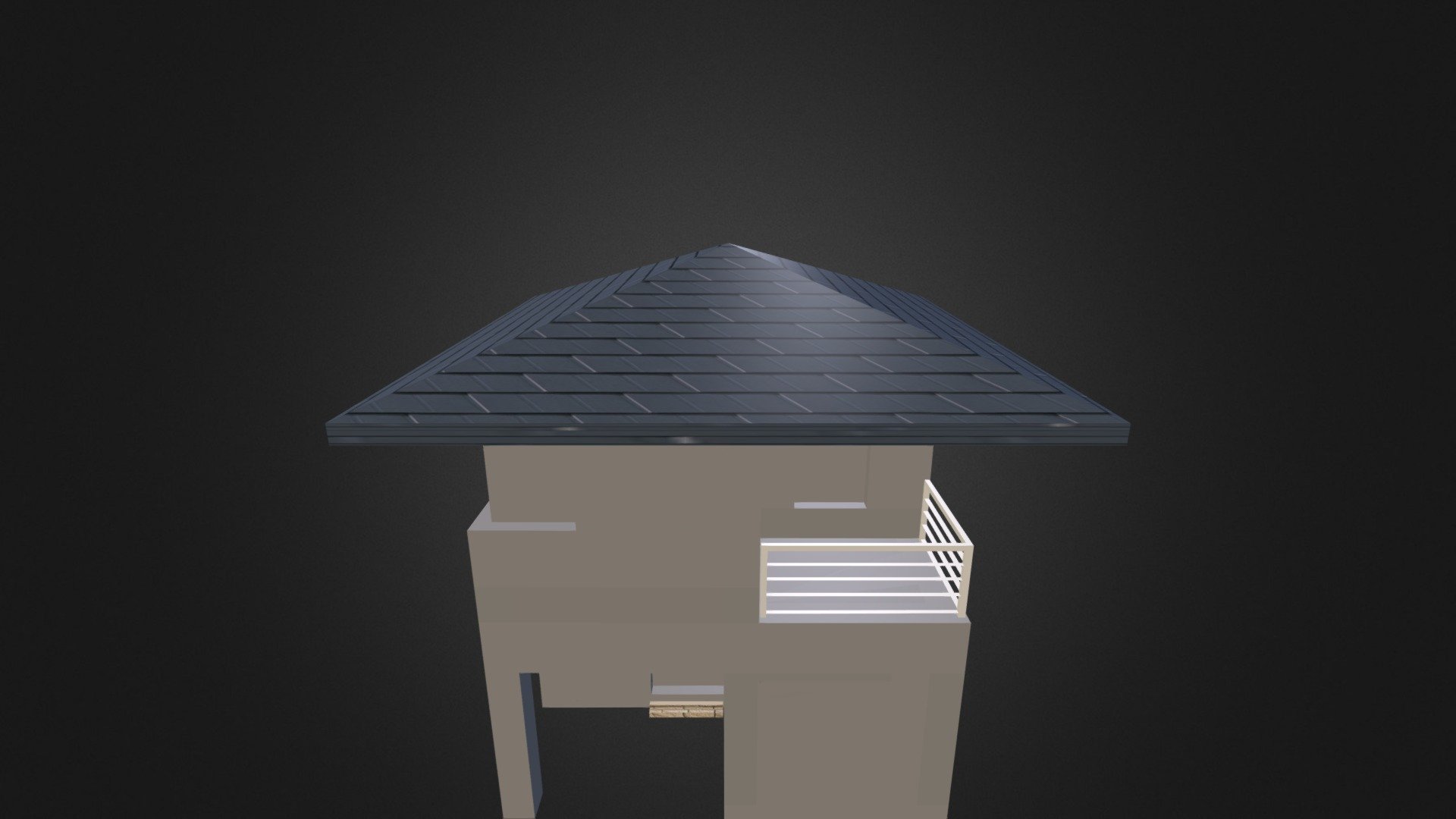 Domek - 3D model by zaczarowana [abc2cc8] - Sketchfab