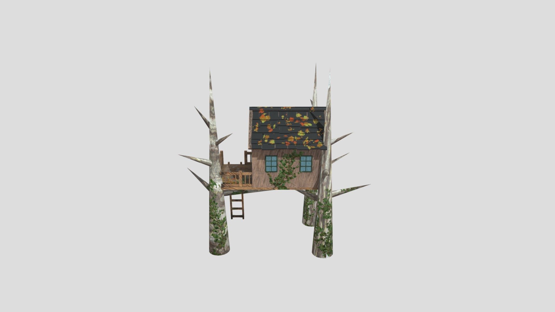 3D Treehouse Model - Download Free 3D model by noortjeclaessen [abc2e10 ...