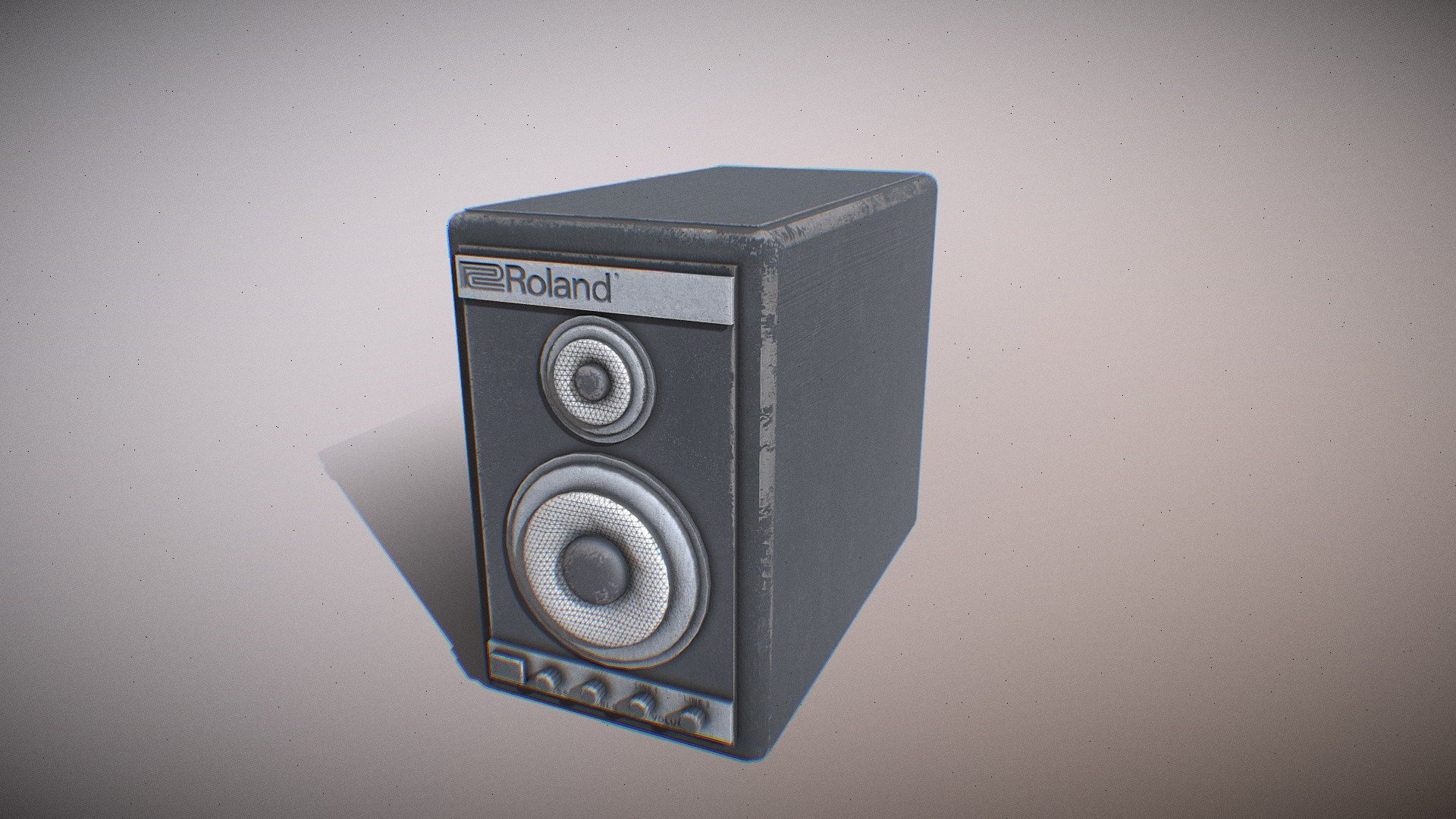 ROLAND SPEAKER - 3D model by gregorymora [abc37f4] - Sketchfab