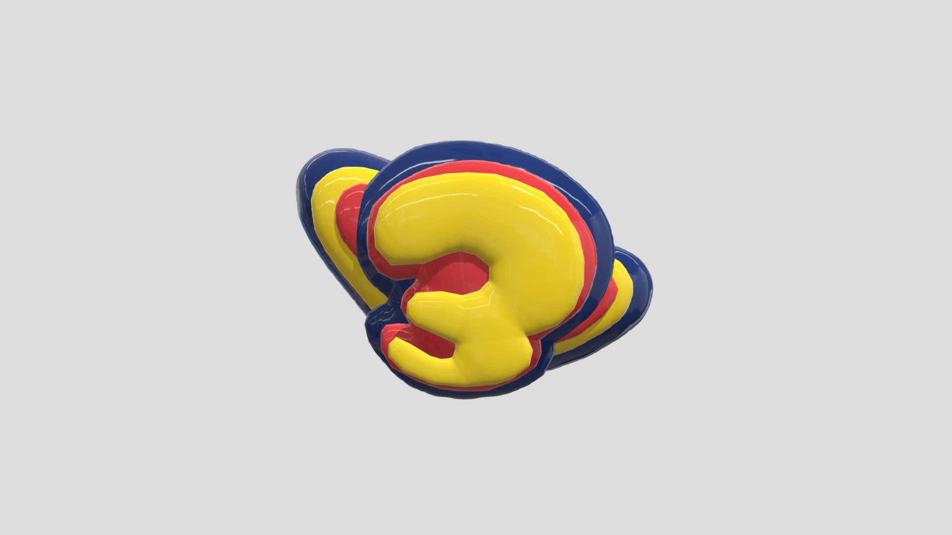 Super 3 logo - Download Free 3D model by CN 3d's (@CN3dmodels) [abc46af ...