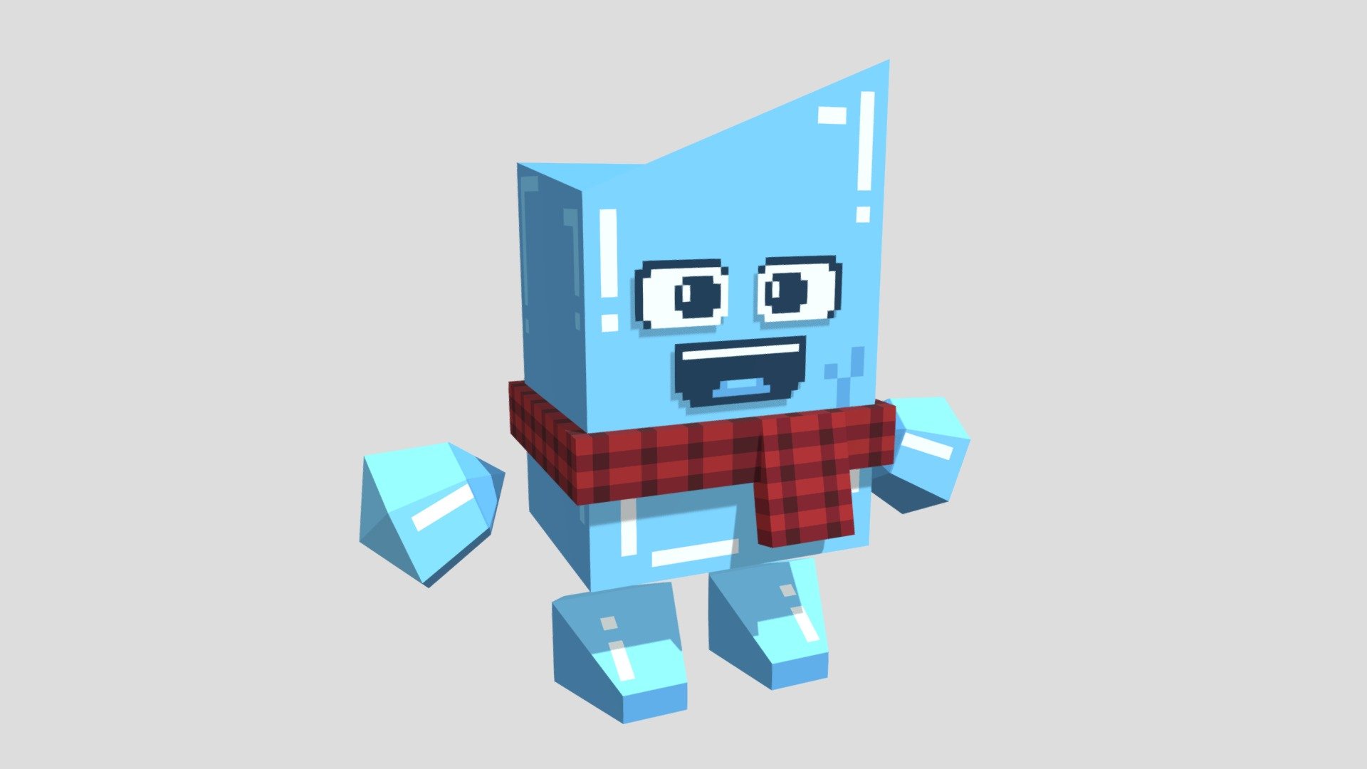 Kelvin the Ice Block - 3D model by Bubblez705 [abc4ac0] - Sketchfab