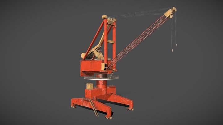 Harbour-crane 3D models - Sketchfab