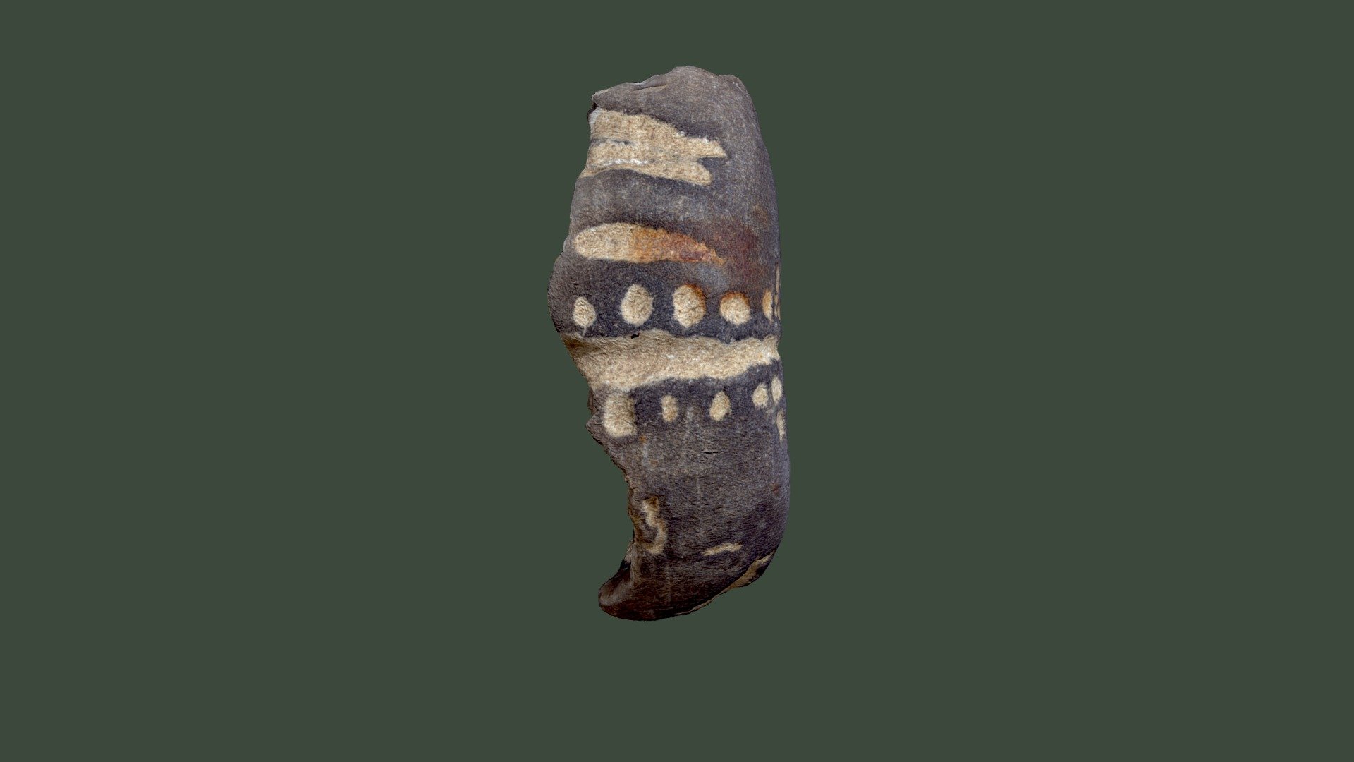 curved flint - 3D model by Negatywiec [abc56ef] - Sketchfab
