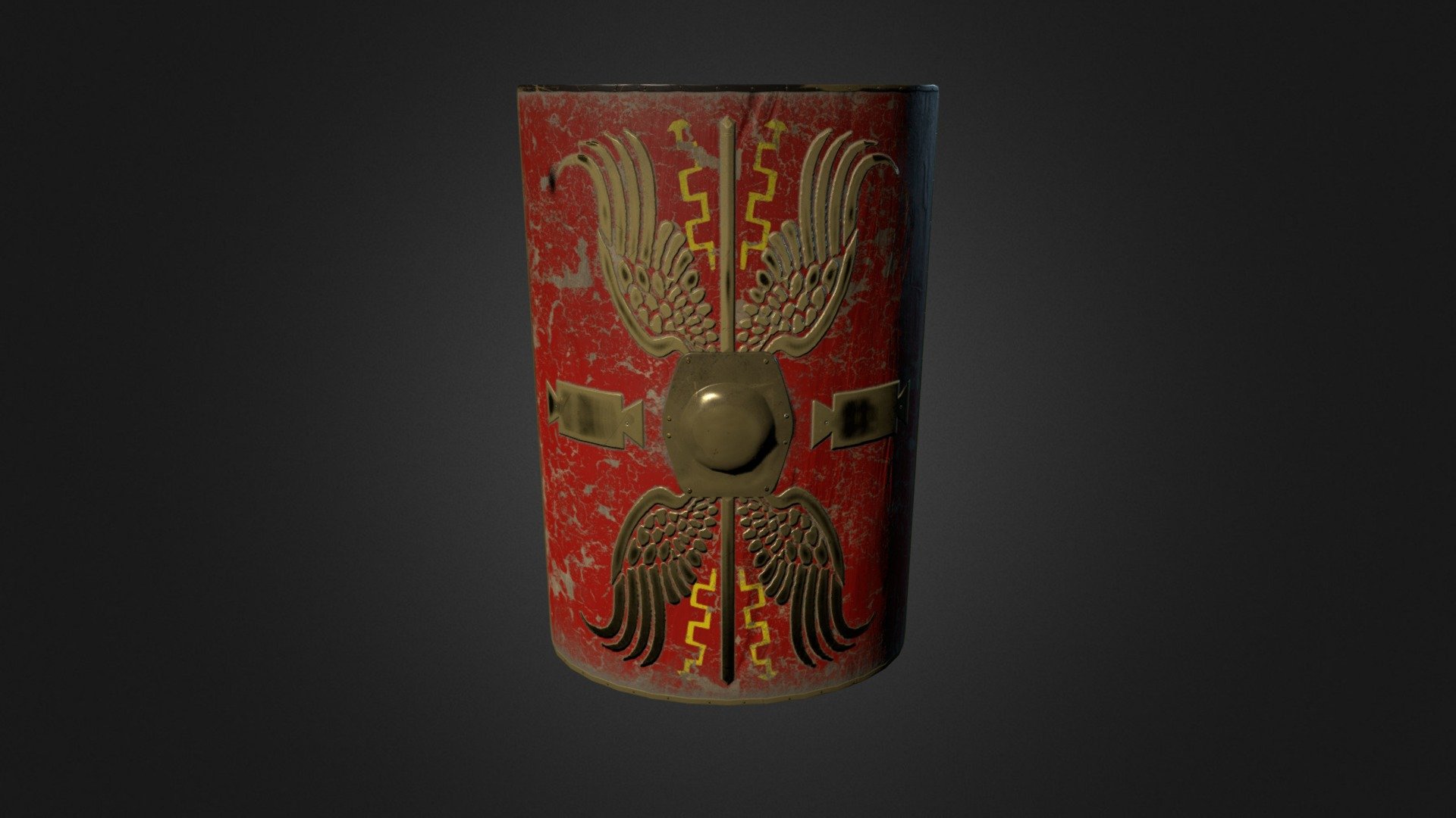 Scutum - Roman shield - 3D model by GabroMedia [abc6584] - Sketchfab