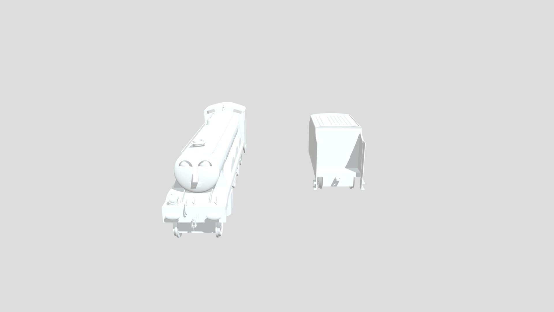 Gordon The Big Blue Engine Beta - Download Free 3D model by ...