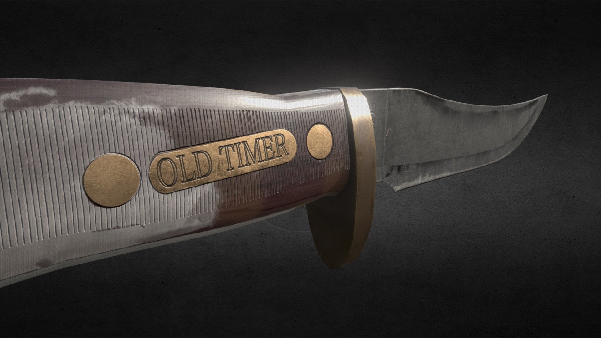 Old Timer Knife - 3D model by BioHazardStudio [abcaa88] - Sketchfab