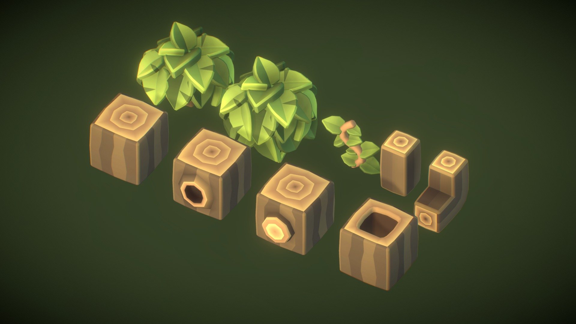 Cube World Tree Block - Proto Series - 3D model by BitGem [abccd54 ...