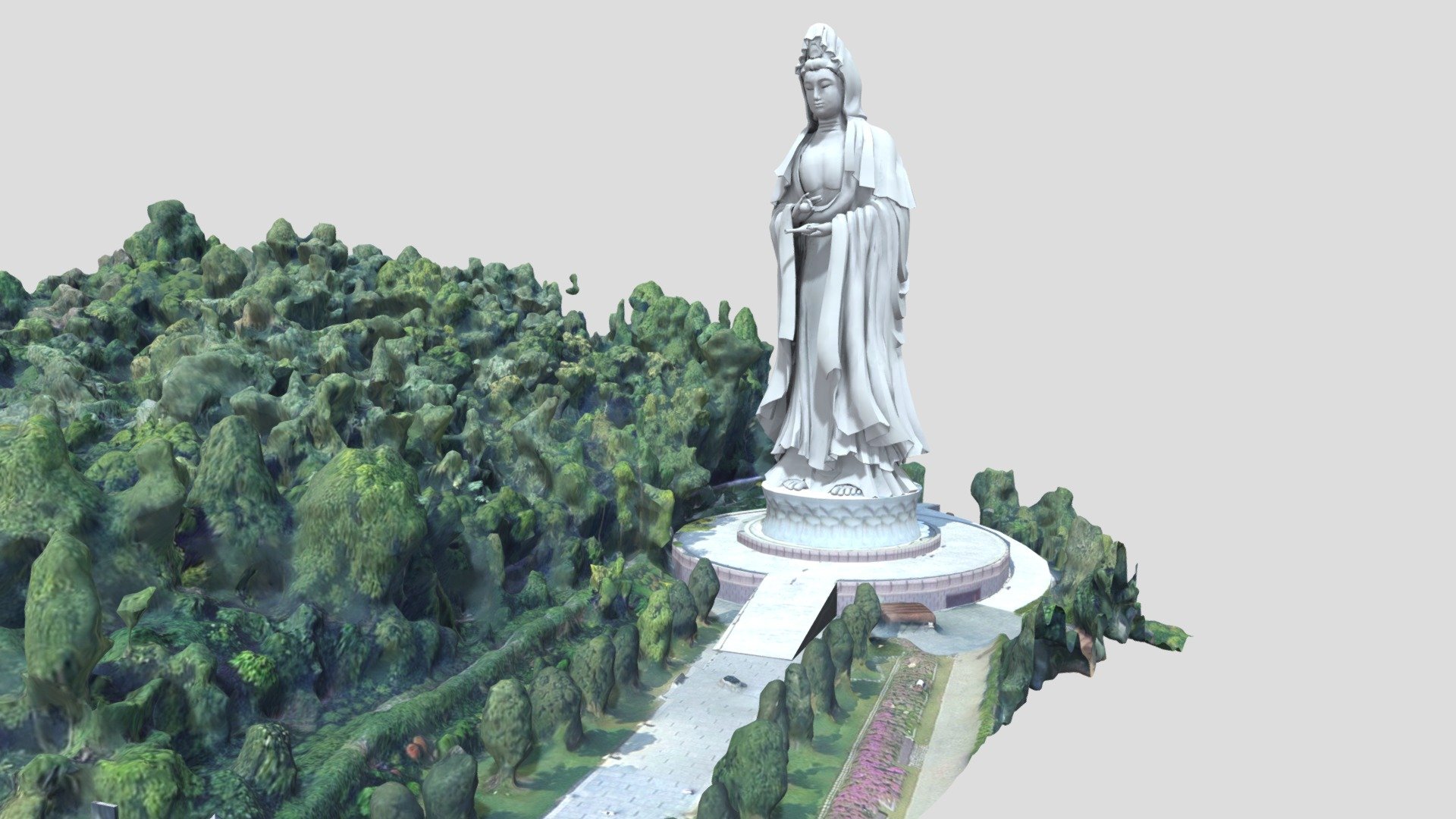 Tsz Shan Monastery - Tile-261+248 v2025.03.27 - Download Free 3D model ...