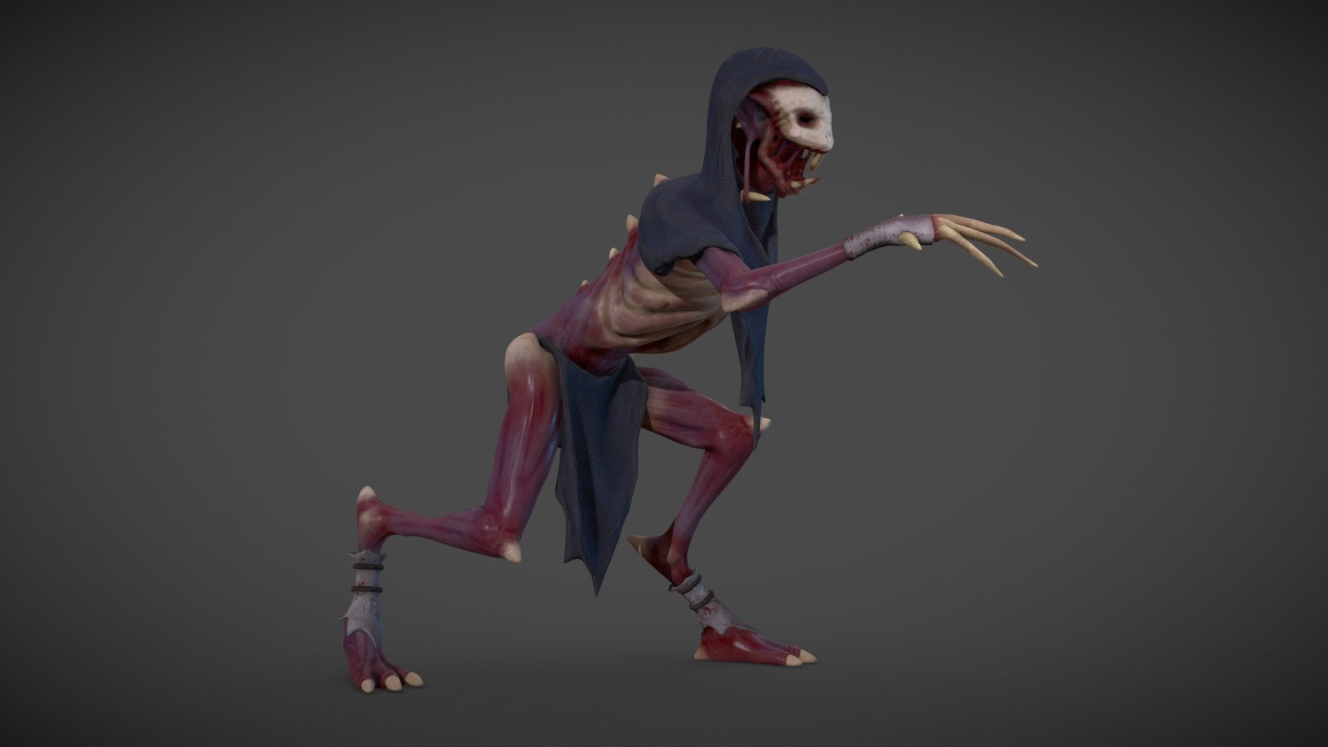 Monster - Buy Royalty Free 3D model by FerSalcido [abce05e] - Sketchfab ...