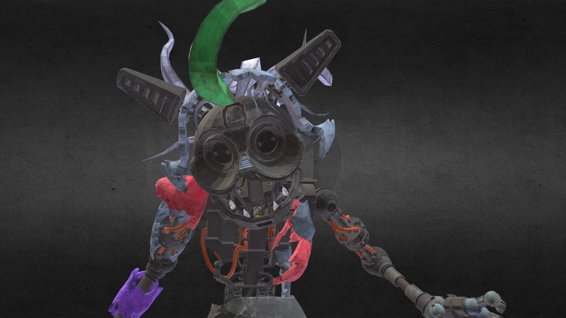 Ruined Roxy - FNAF - Security Breach Ruin - Download Free 3D model by Axolotl10000000 [abcf925 ...