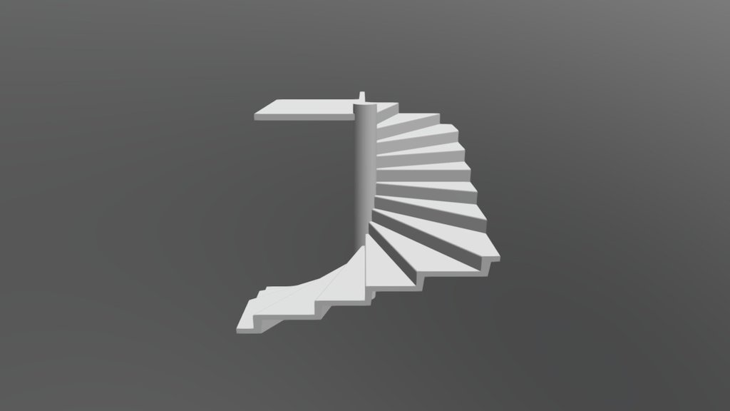 H30 + Palier - 3D model by LG Béton (@lgbeton) [abd164e] - Sketchfab