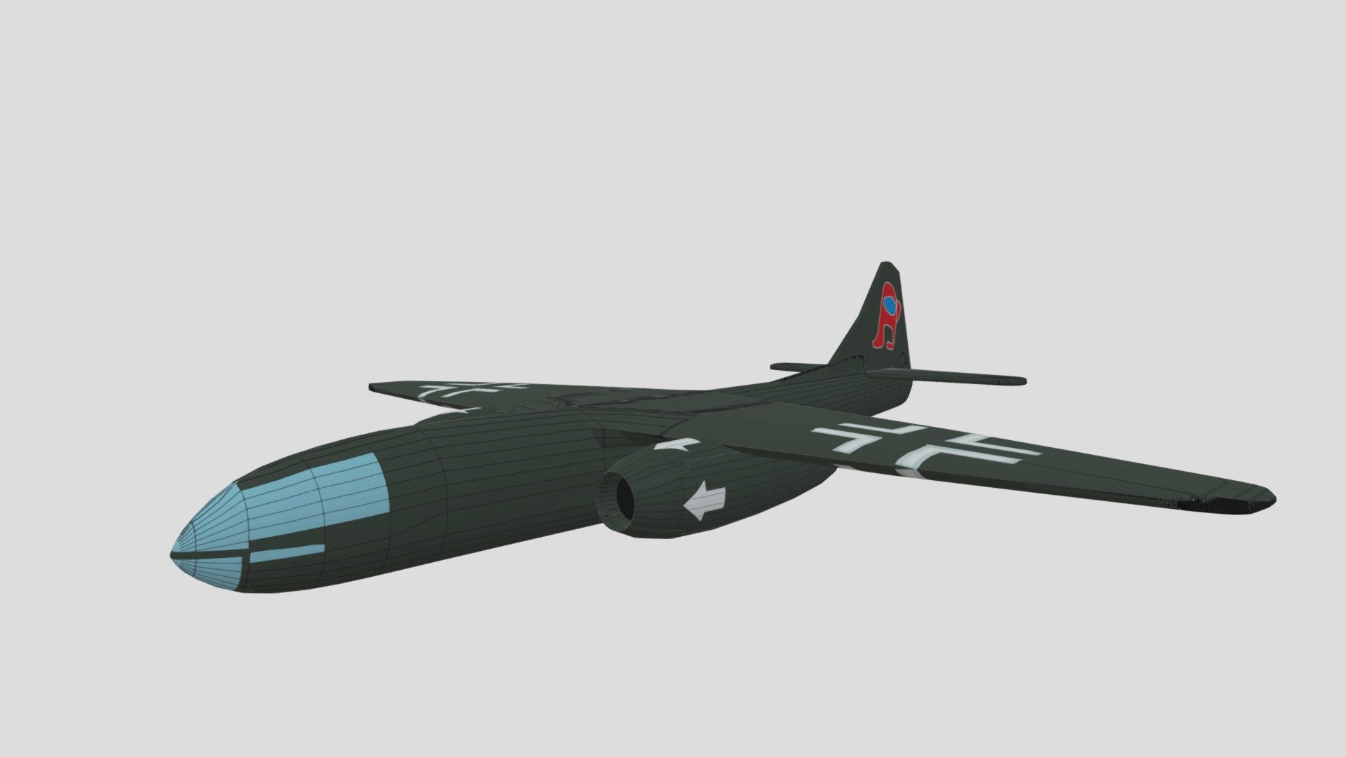 arado 234 textured - 3D model by dumbass (@dumb_chimpanzee) [abd2832 ...
