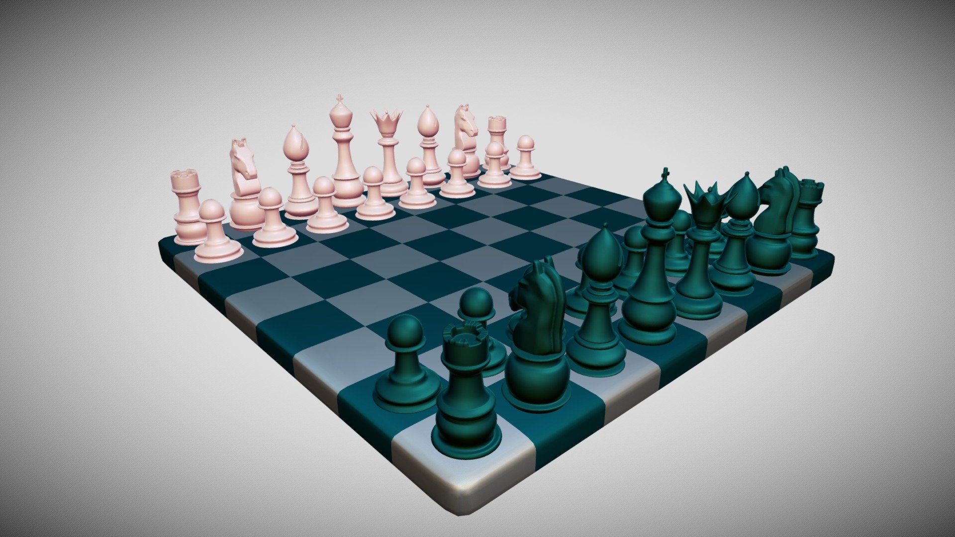 Chess Board - Download Free 3D model by 3DVISIONROSCA (@3DVisonRosca ...