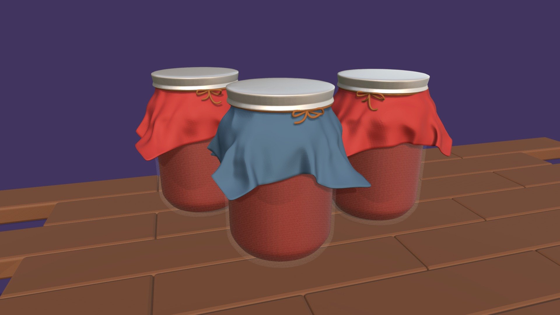 Jam jars - Download Free 3D model by naf3D (@nvf3D) [abd428d] - Sketchfab