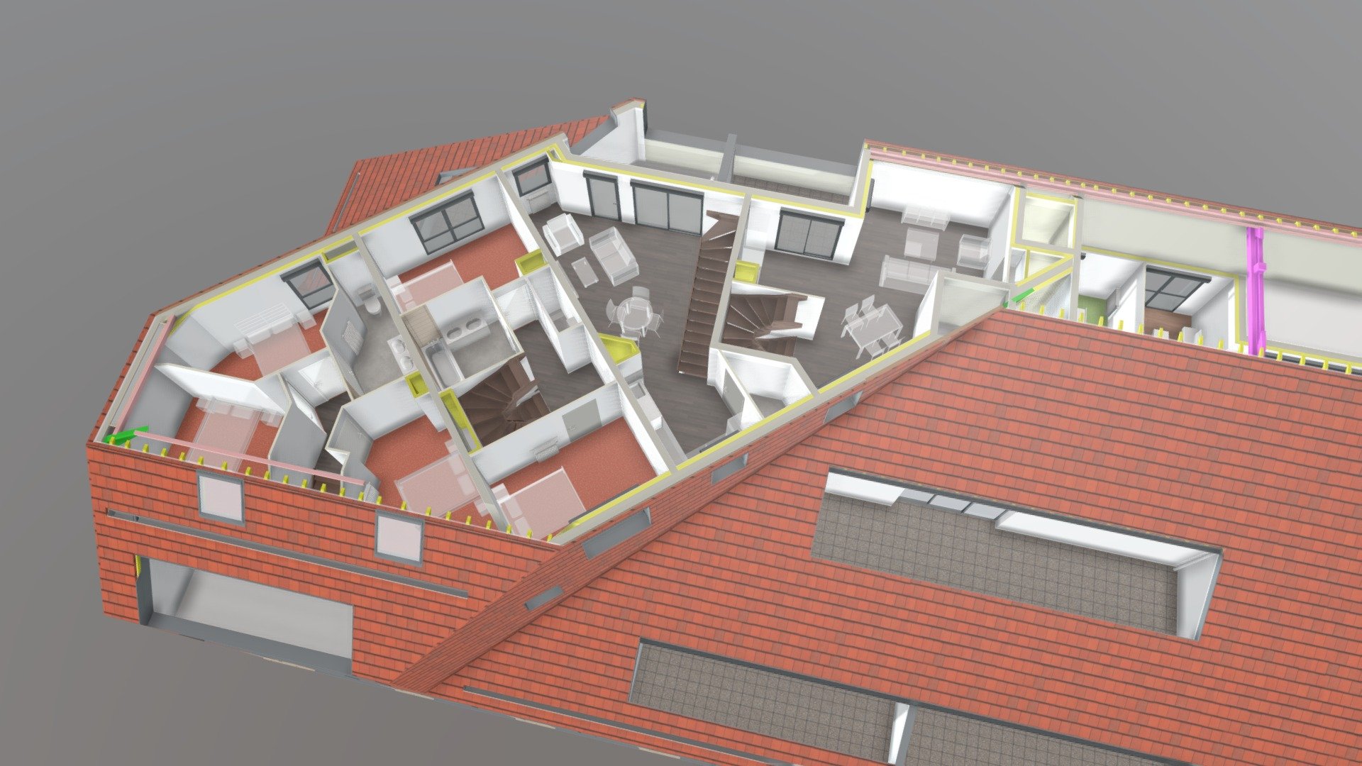 Ilot B054 - DÔMA R+4 - 3D model by Agence Thierry Girault Architecte ...