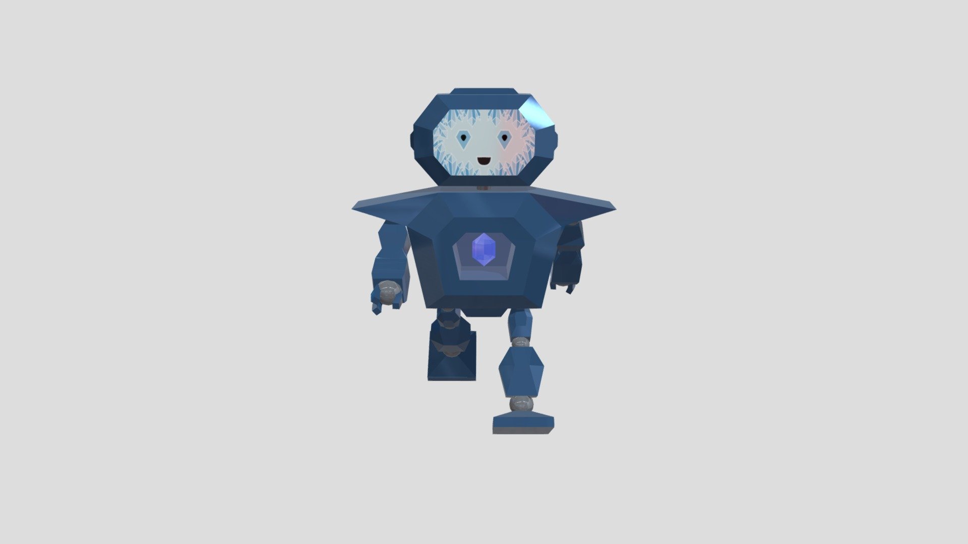 Crystal Robot Walking Animation - Download Free 3D model by Noah ...