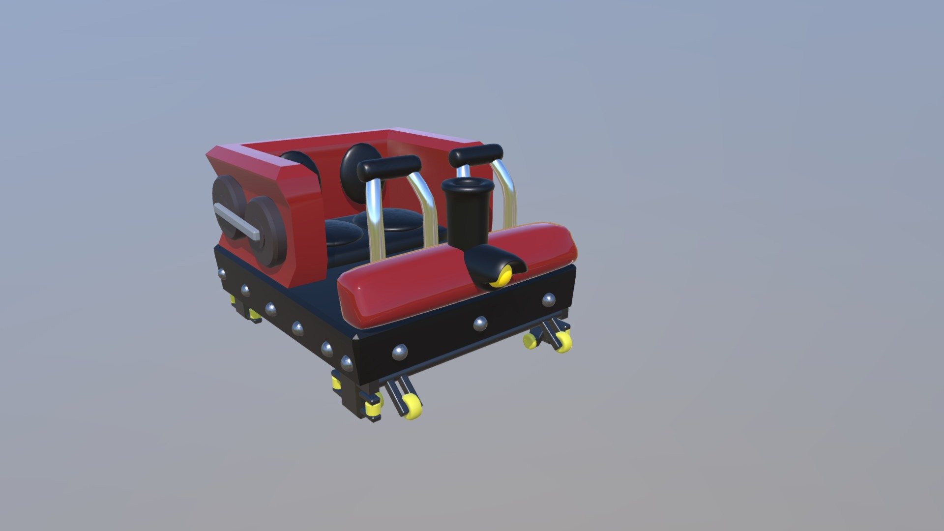Frontier coaster - 3D model by yammyz1 [abdaadf] - Sketchfab