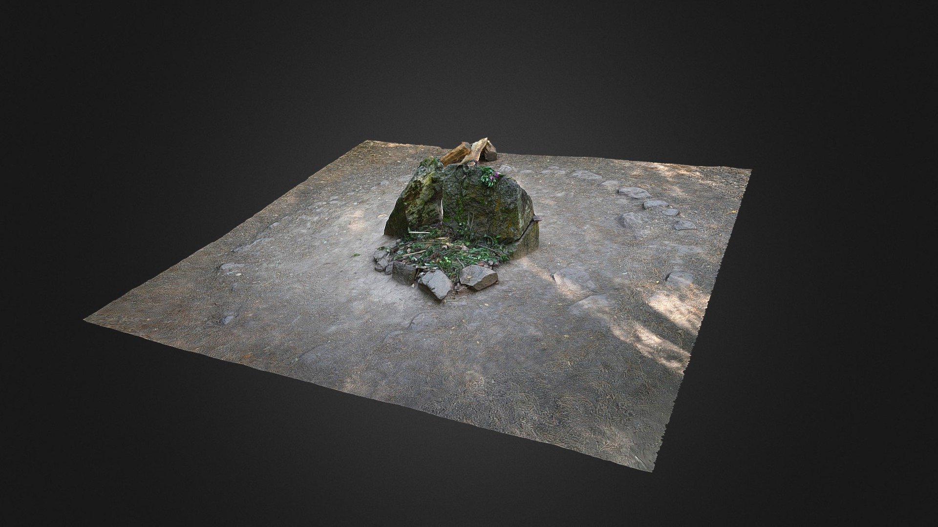 Tombe de Merlin - Merlin's grave - 3D model by Emmanuelle Collado ...