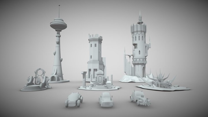 Silhouette 3D models - Sketchfab