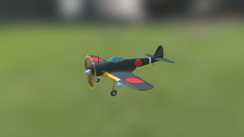 Ki43 - Download Free 3D model by manilov.ap [abdc04c] - Sketchfab