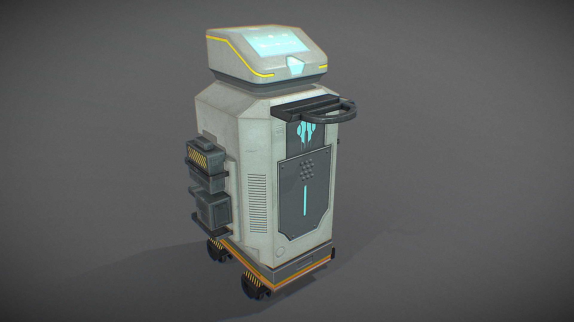 Scifi Cleaning Bot - Buy Royalty Free 3D model by Sousinho [abde000 ...