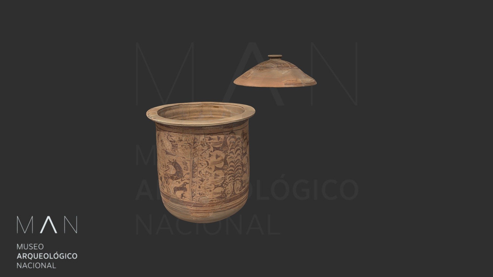 Kalathos de Azaila - 3D model by Museo Arqueológico Nacional (@man ...