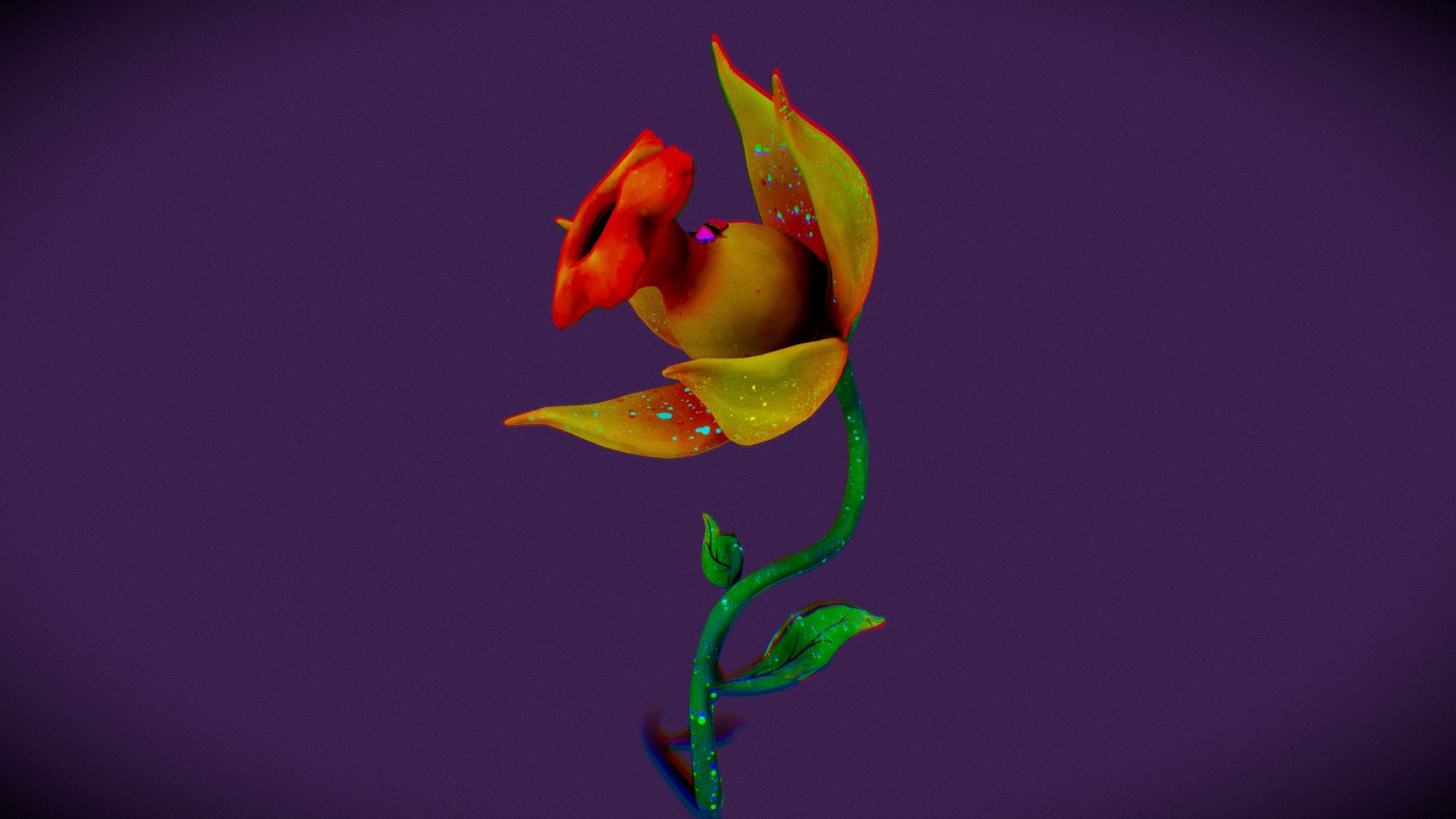 Smug Daffodil - 3D model by anniesometimes [abe095b] - Sketchfab