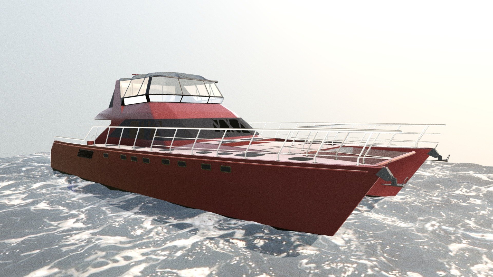 Awesome Boat - 3D model by Fedawy [abe1494] - Sketchfab