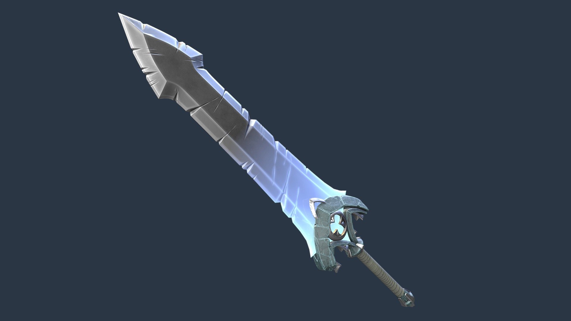 Gothic Sword - 3D model by KOMBO (@kombo3d) [abe1c9f] - Sketchfab